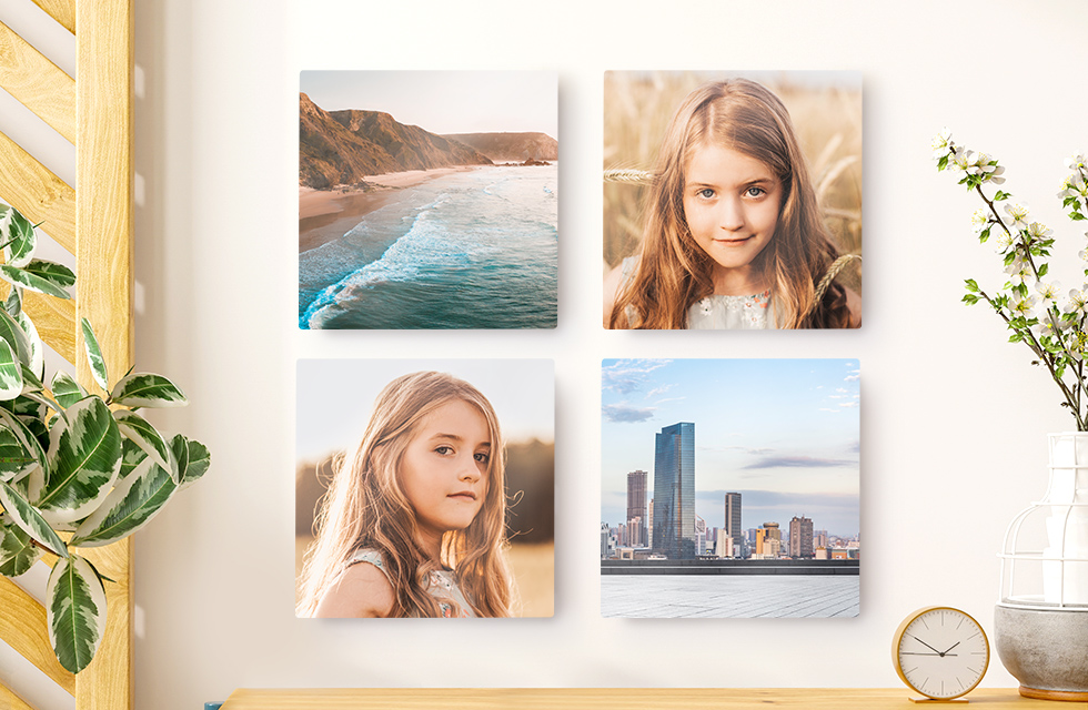 Custom Photo Tiles Wall Art Snapfish UK