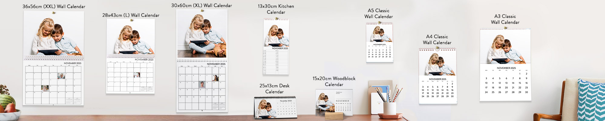 Personalised Calendars 2025 | Up to 50% OFF | Snapfish UK