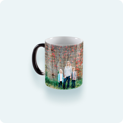 15oz Color Accent Photo Coffee Mugs | Snapfish